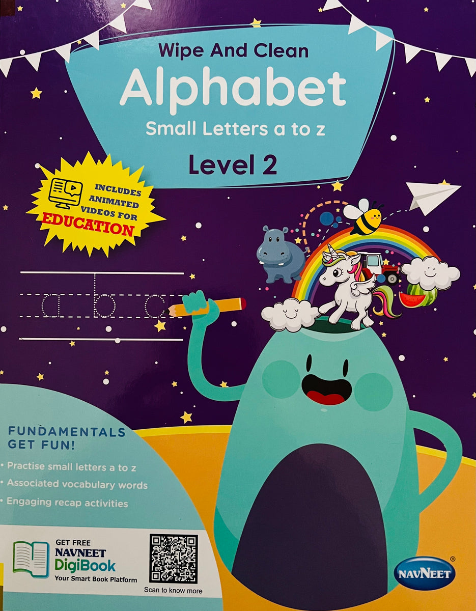 Wipe and Clean Alphabet Level 2 – Fresh Organic Groceries